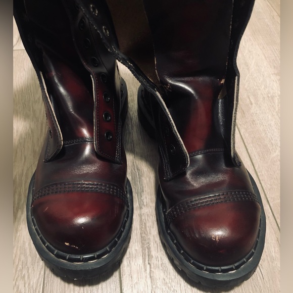 GRIPFAST | Shoes | Gripfast Burgundy Ruboff 4 Eye Steel Toe Capped ...